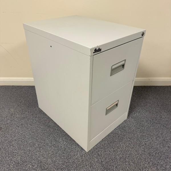 Silverline Filing Cabinet- 2 Drawer