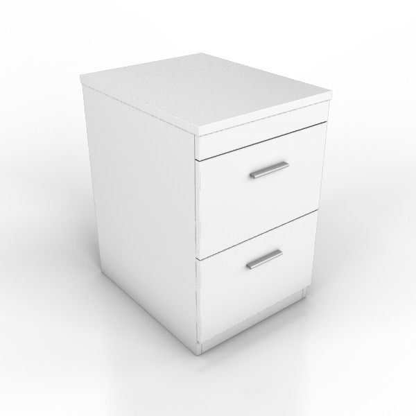 2 drawer filing cabinet - White | Products | Three Counties Office ...