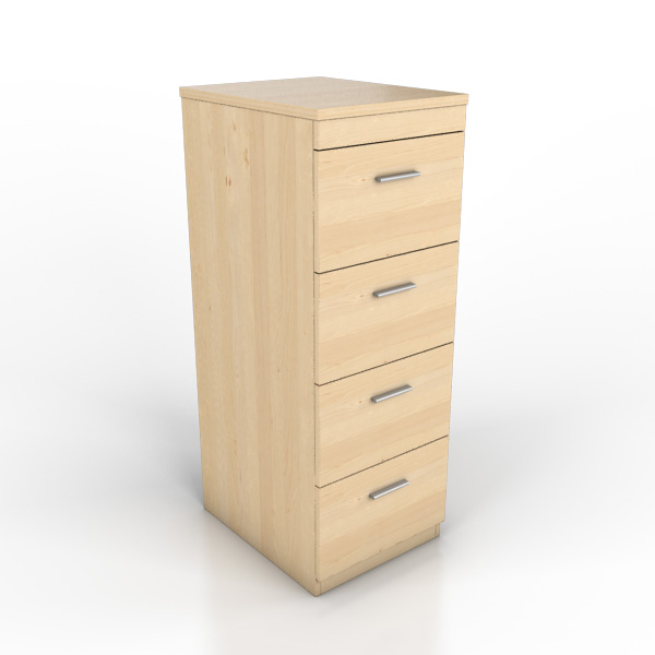 4 drawer filing cabinet - Maple | Products | Three Counties Office ...